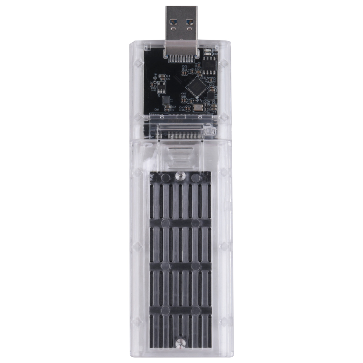 External M.2 NGFF SATA SSD Enclosure Hard Drive Case Black | Shop Today ...