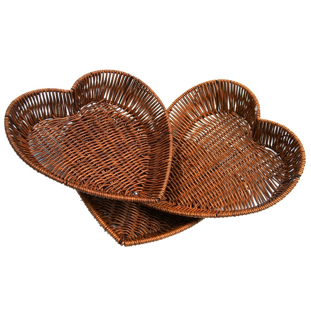 3-Piece Heart Shaped Wicker Basket Set | Shop Today. Get it Tomorrow ... 3-Piece Heart Shaped Wicker Basket Set | Shop Today. Get it Tomorrow ...