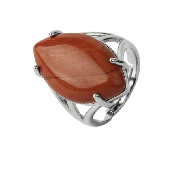 Adjustable Natural Stone Fashion Ring | Shop Today. Get it Tomorrow ...
