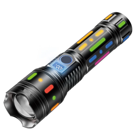 50000M Long Range Multifunctional Telescopic Zoom Flashlight | Shop ...