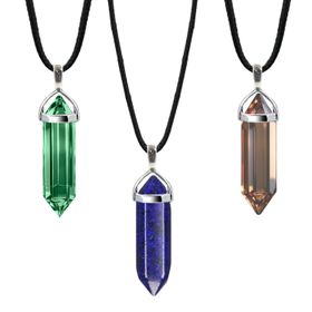 The Mystic Harmony Pendant Set - Verdelite, Smokey Quartz & Lapis ...