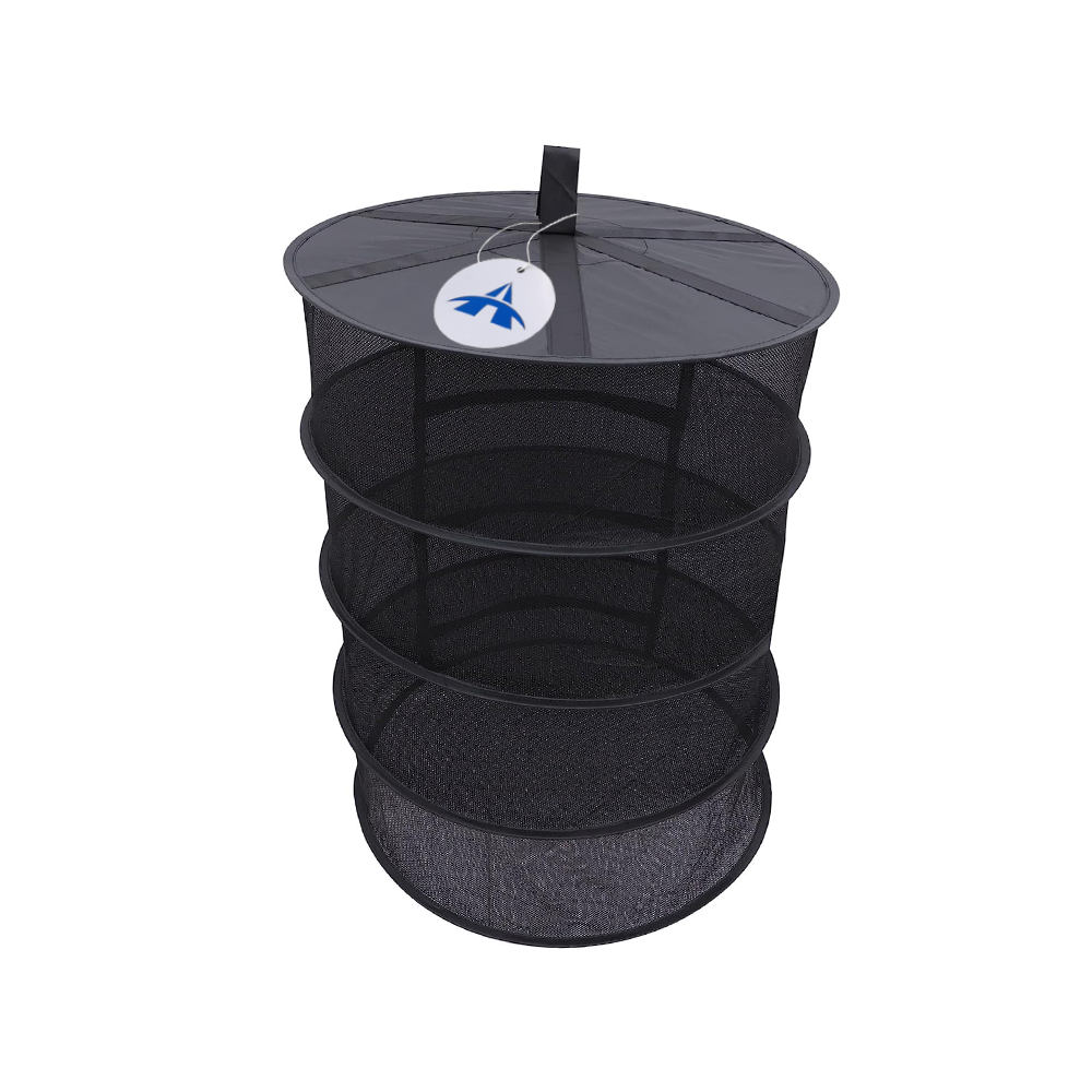 Herb Drying Net Rack 4 Layers Collapsible Mesh Hanging Plant Dry Net ...