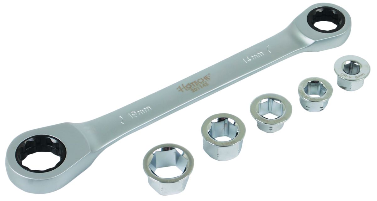 Hoteche 6 Piece Universal Double Headed Ratchet Spanner and Socket Set | Shop Today. Get it ...