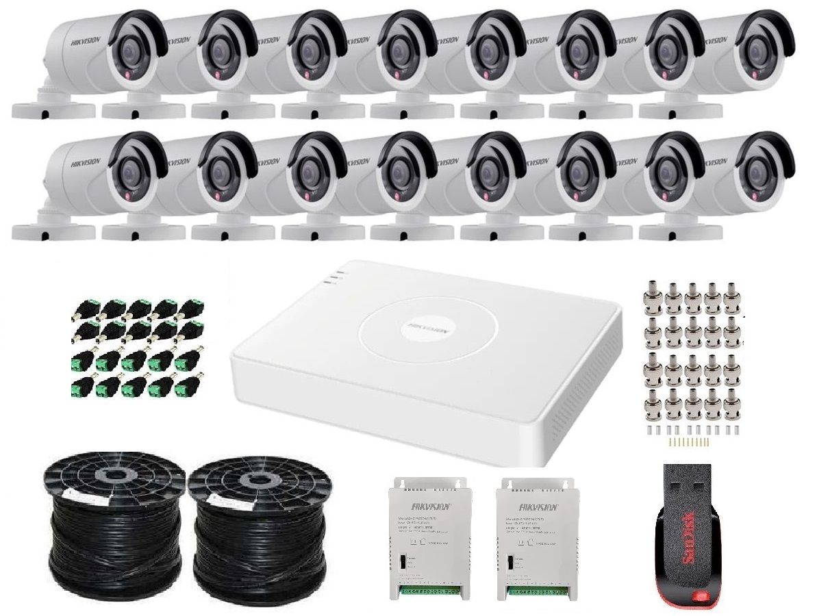 Hikvision 16 Channel 1080P Complete Kit - IRF Cameras - NO HDD | Shop ...