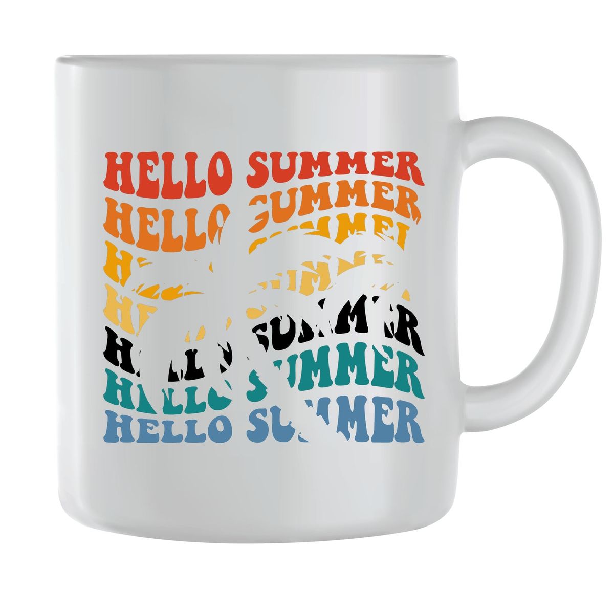 Summer Waves Coffee Mugs for Men Women with Surfing Graphic Cups ...