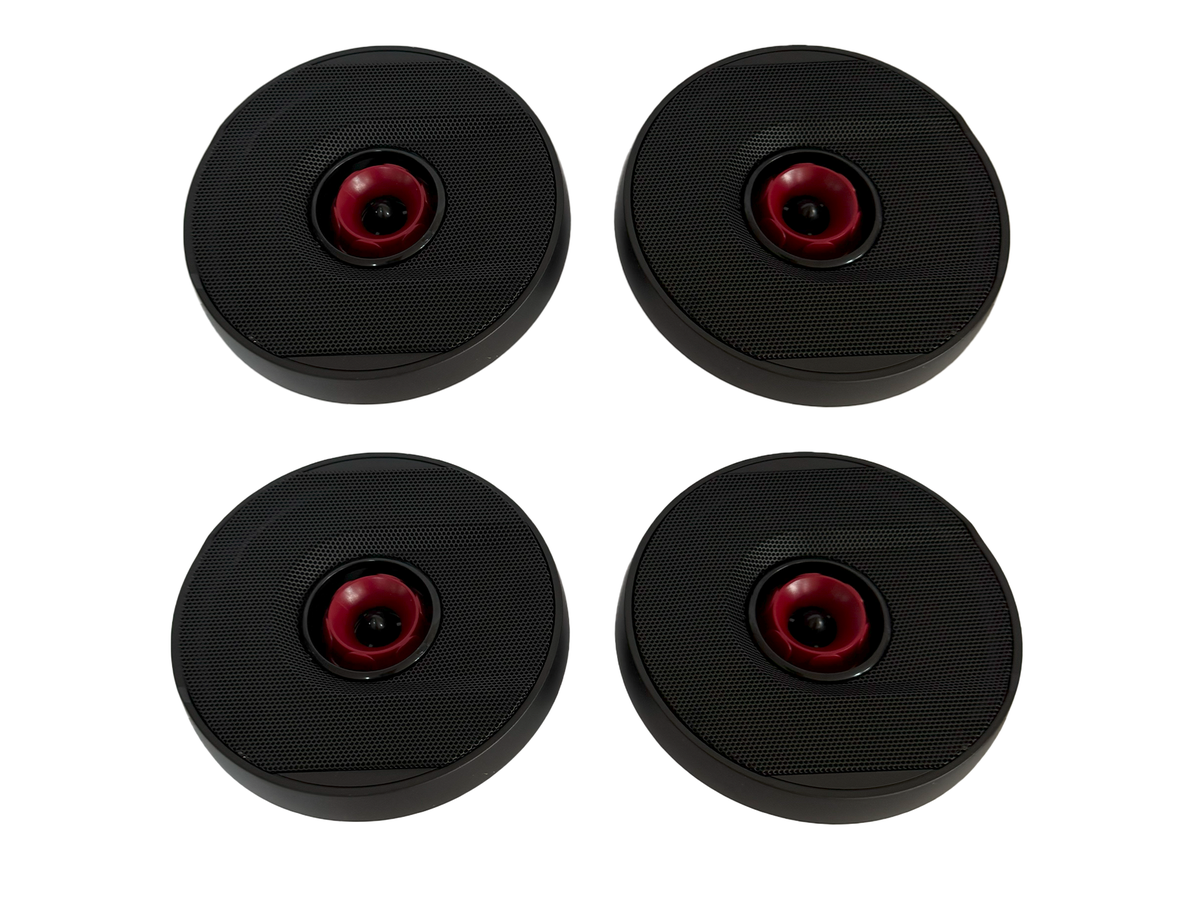 Powerbass PRODRIVE-650 6.5" 1000W Tweeter & Mid Bass Speaker - 4 Pack ...