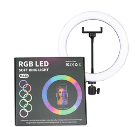 13" RGB LED Soft Ring Light & Tripod Selfie Ring | Shop Today. Get it ...