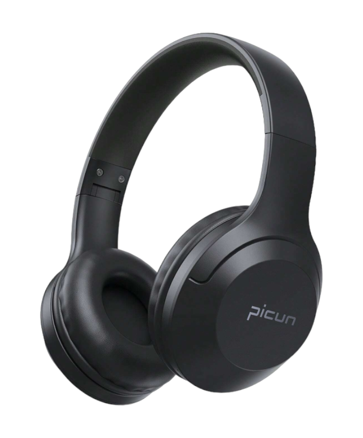 PICUN - B-01S - Foldable Smart Wireless Music Headphones - Black | Shop Today. Get it Tomorrow ...