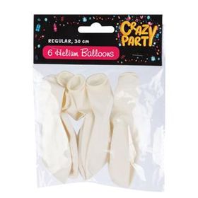 Balloons Helium White - 6 Piece | Shop Today. Get it Tomorrow ...