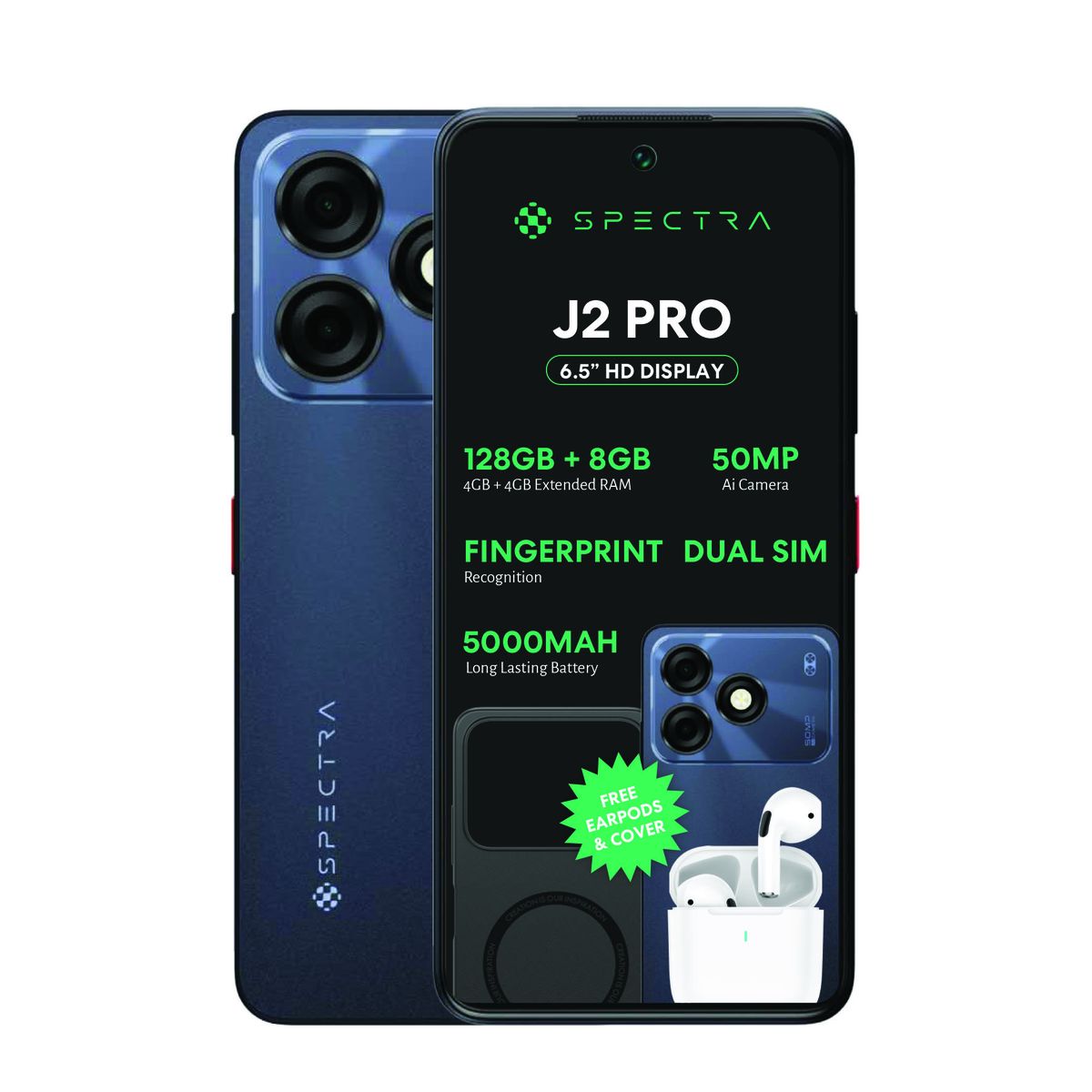 Spectra J2 PRO 6.5 Inch 128 GB Smart Phone | Shop Today. Get it ...