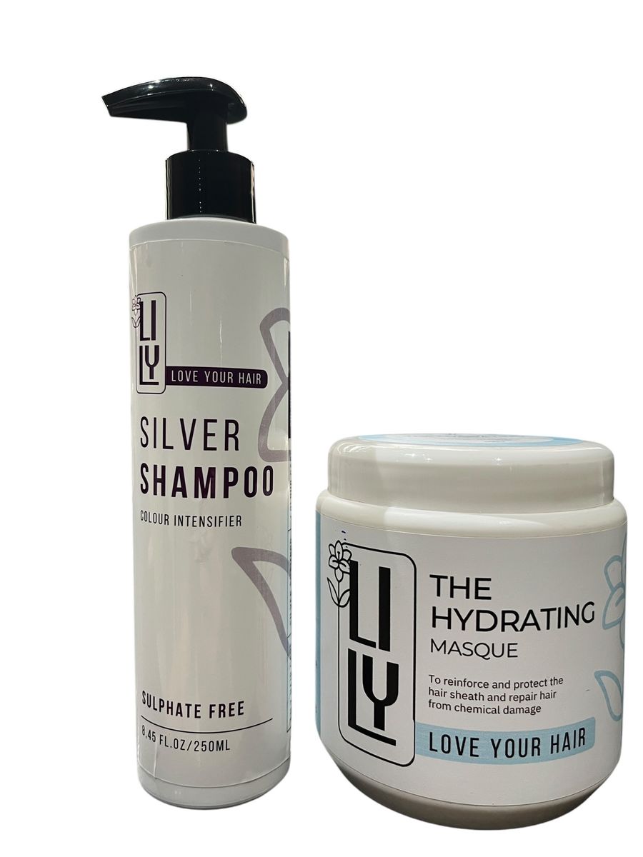 Lily Silver Shampoo and Hydrating Masque Colour Care Combo | Shop Today ...