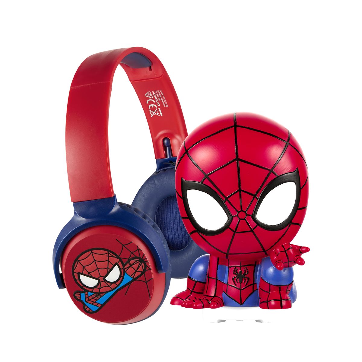 Marvel Spider-Man Soft Touch Light with Bluetooth Headphone Combo ...