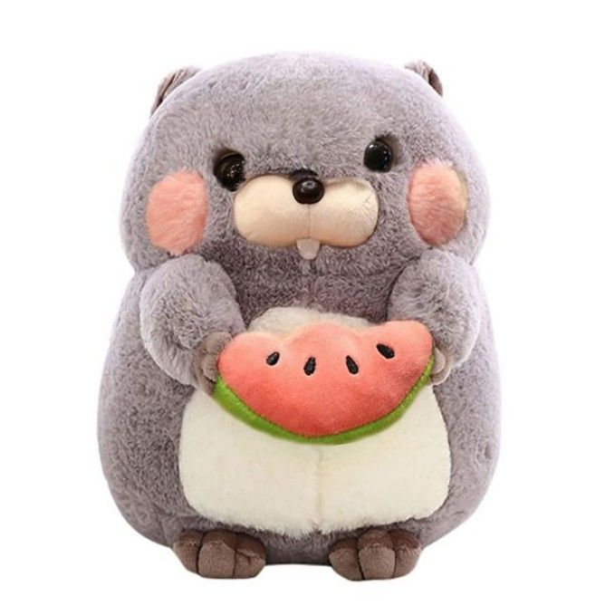 Ntofo-Ntofo Nibbles Hamster Soft Plush Toy - 30cm Tall with Watermelon ...