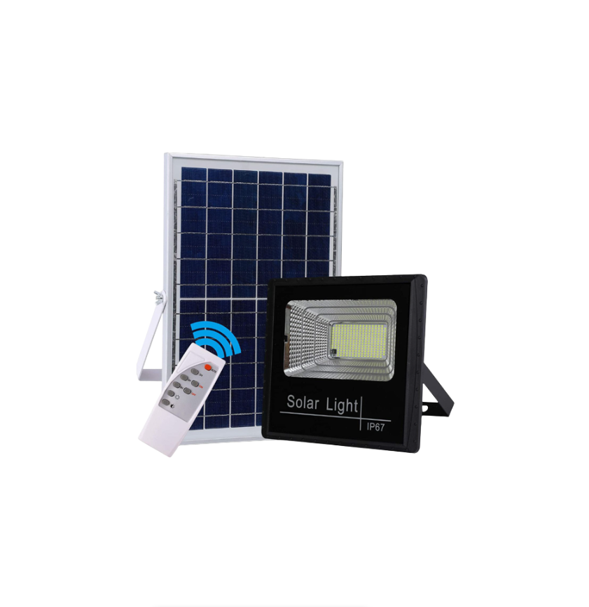 200W IP67 Solar Flood Light With Solar Panel & Remote | Shop Today. Get ...