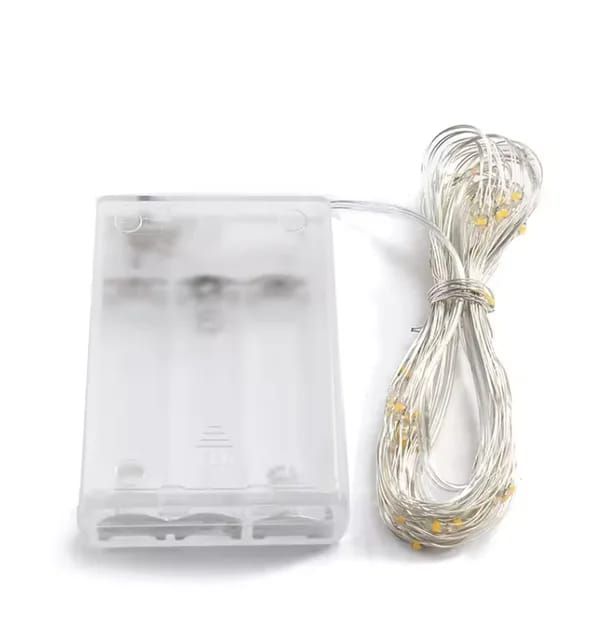 Battery Powered Copper Wire String LED Fairy Christmas Lights RGB ...