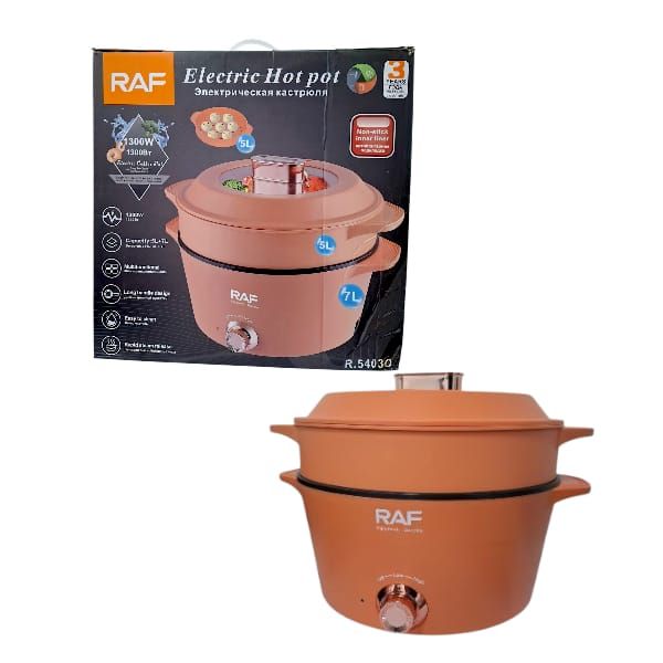Electric Hot Pot 1300Watts 7 + 5 Litres RAF R.54030 | Shop Today. Get it Tomorrow! | takealot.com