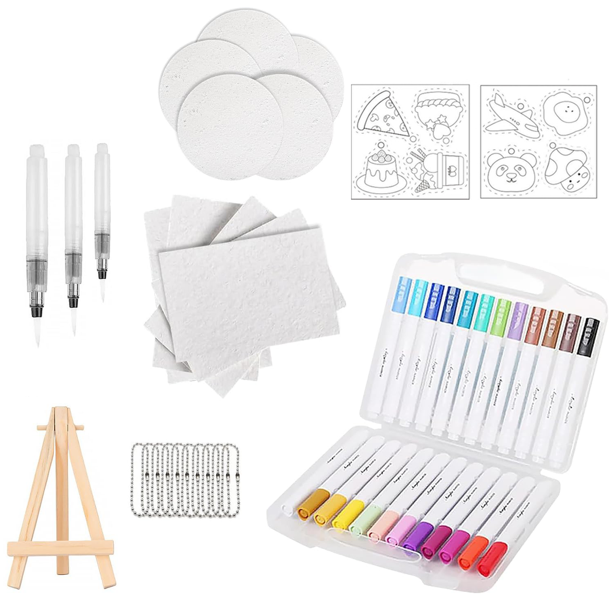 Foam Texture Painting Kit Magic Puffy Paint DIY Art Supplies 3D Drawing ...