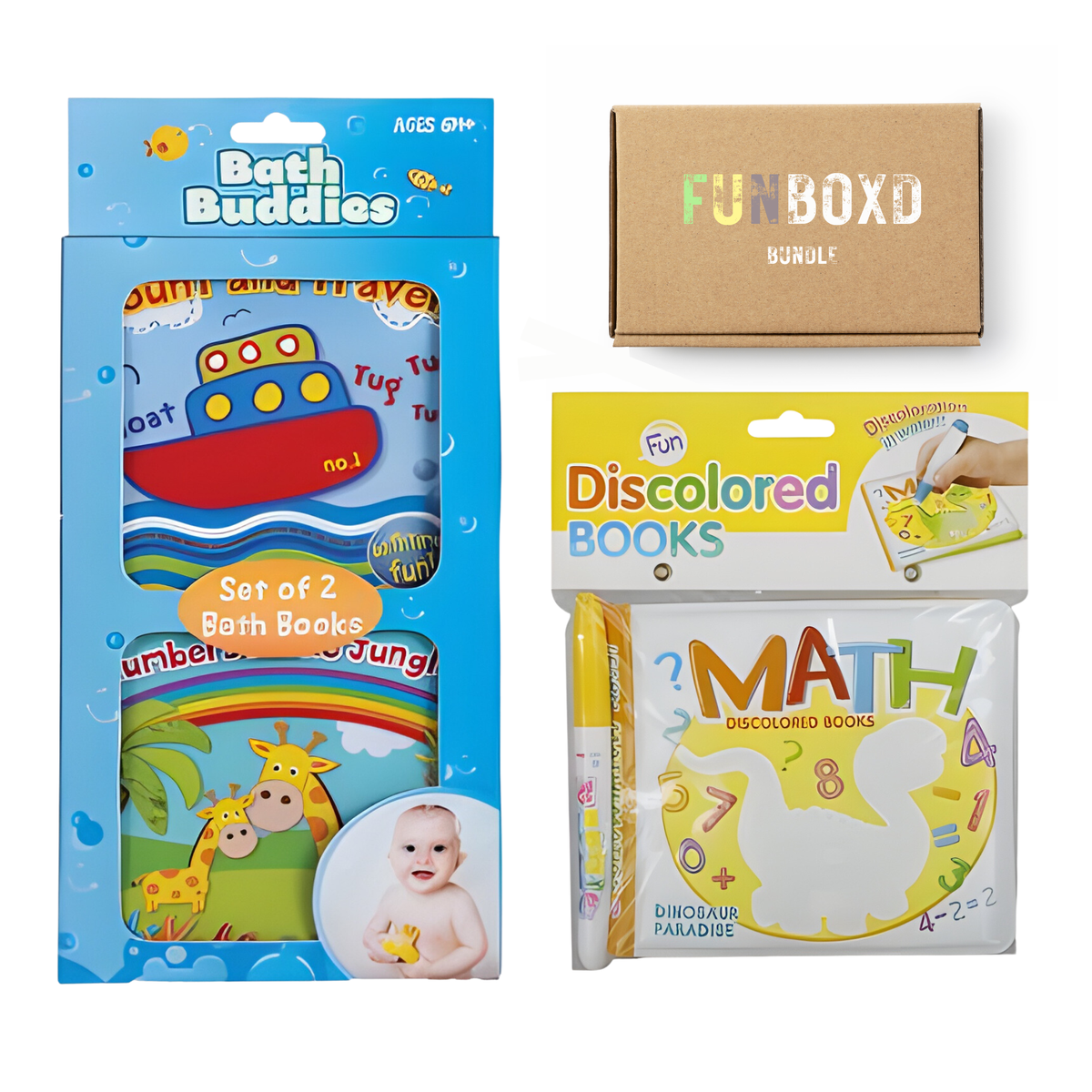 Bath Buddies Educational Bath Book - Set of 3 | Shop Today. Get it Tomorrow! | takealot.com