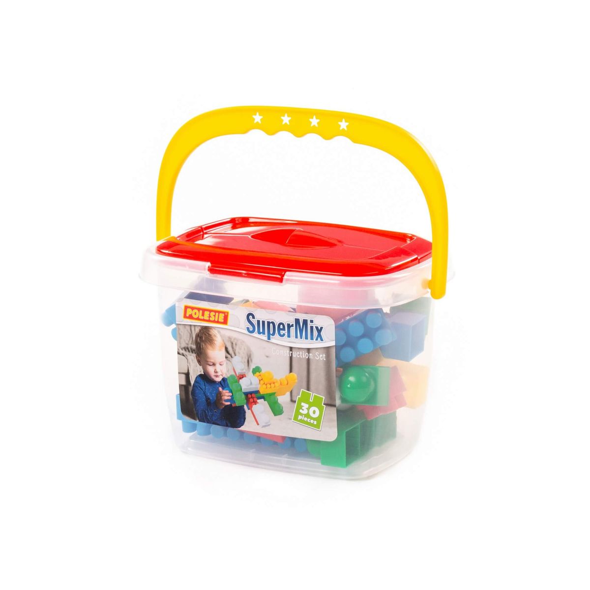 Polesie SuperMix Building Blocks 30 Piece in Container | Shop Today. Get it Tomorrow! | takealot.com