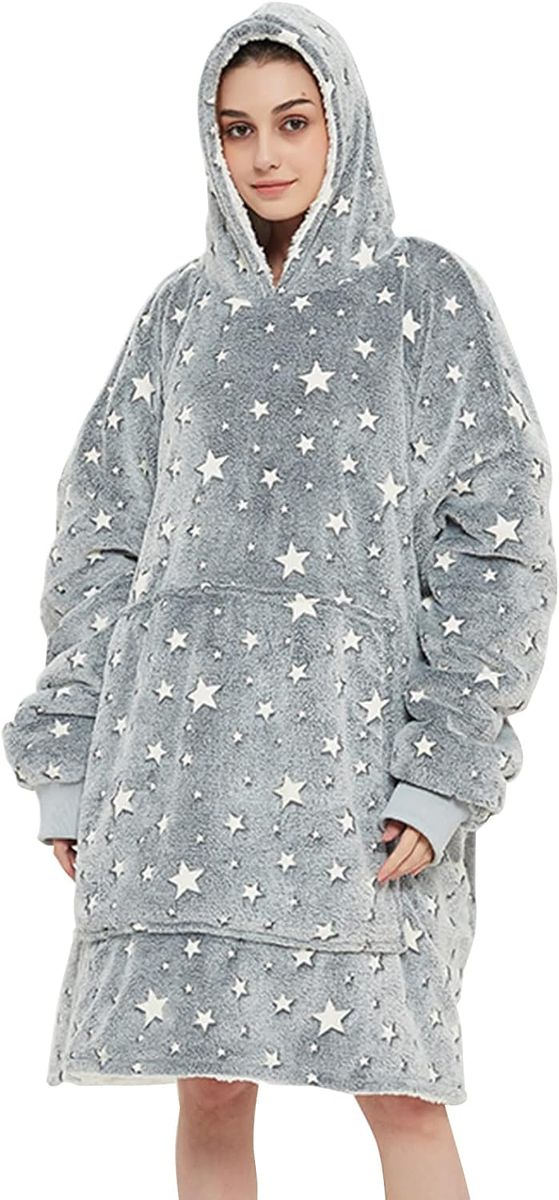 Trendy Oversized Fleece Casual Drop Shoulder Hoodie | Shop Today. Get ...