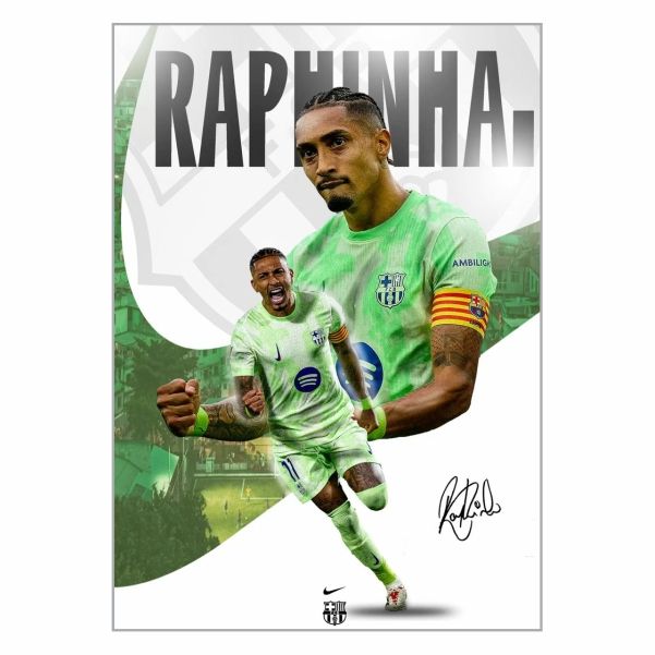 Raphinha Green Kit Poster - A1 | Shop Today. Get it Tomorrow ...