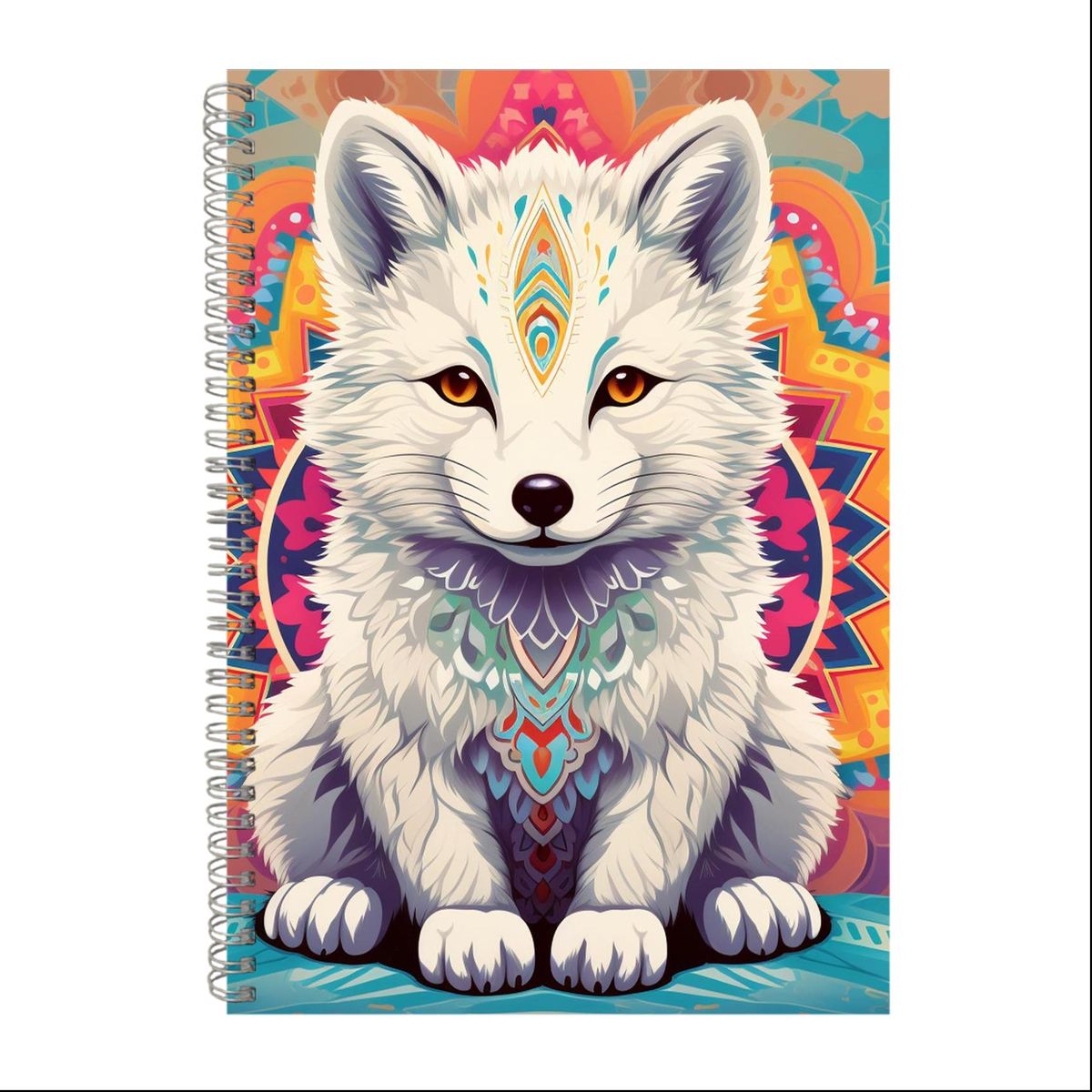 Psychedelic Arctic Fox Cub 1 Gift Idea A4 Notepad 246 | Shop Today. Get ...
