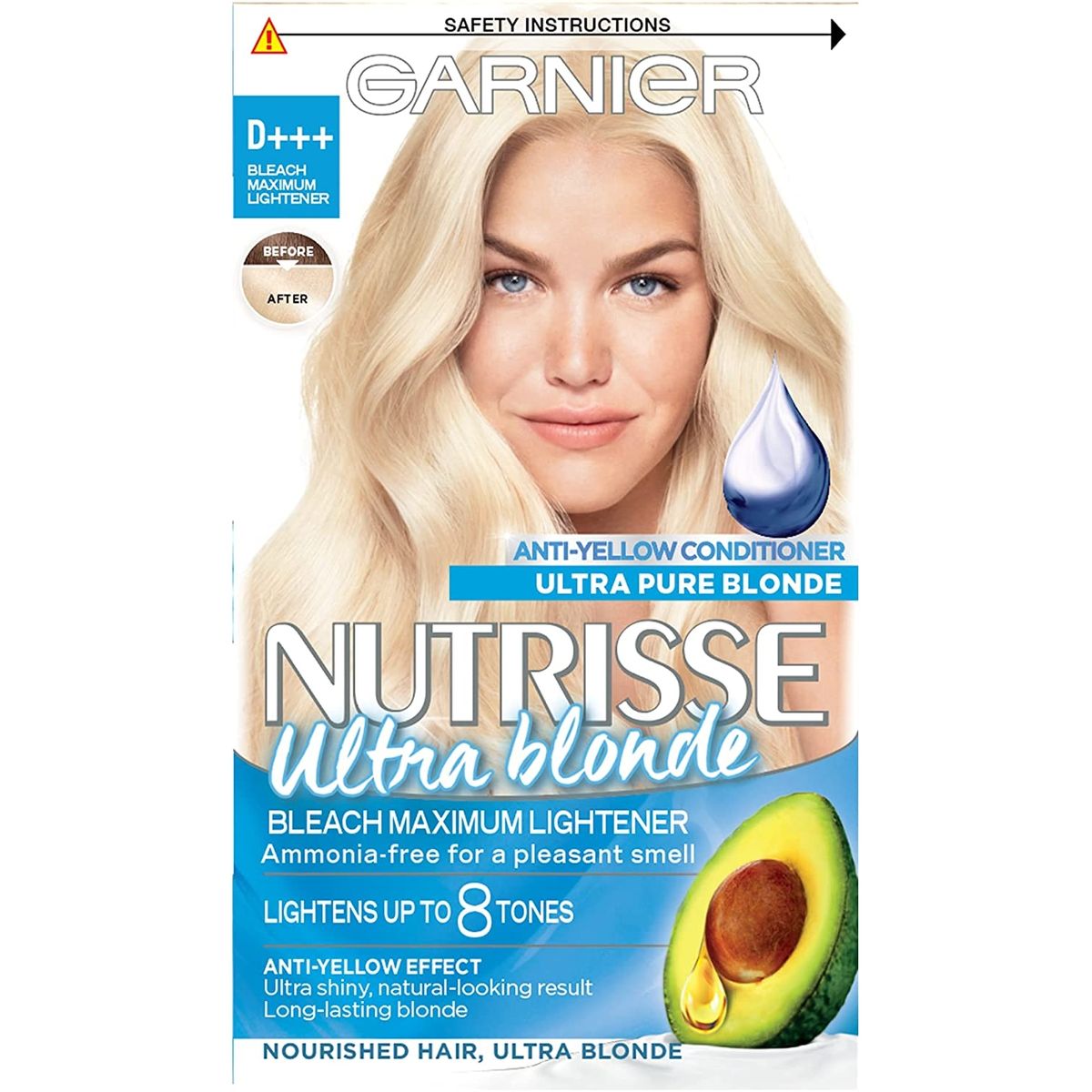 Garnier Nutrisse Ultra Blonde Permanent Hair Dye D Shop Today Get It Tomorrow