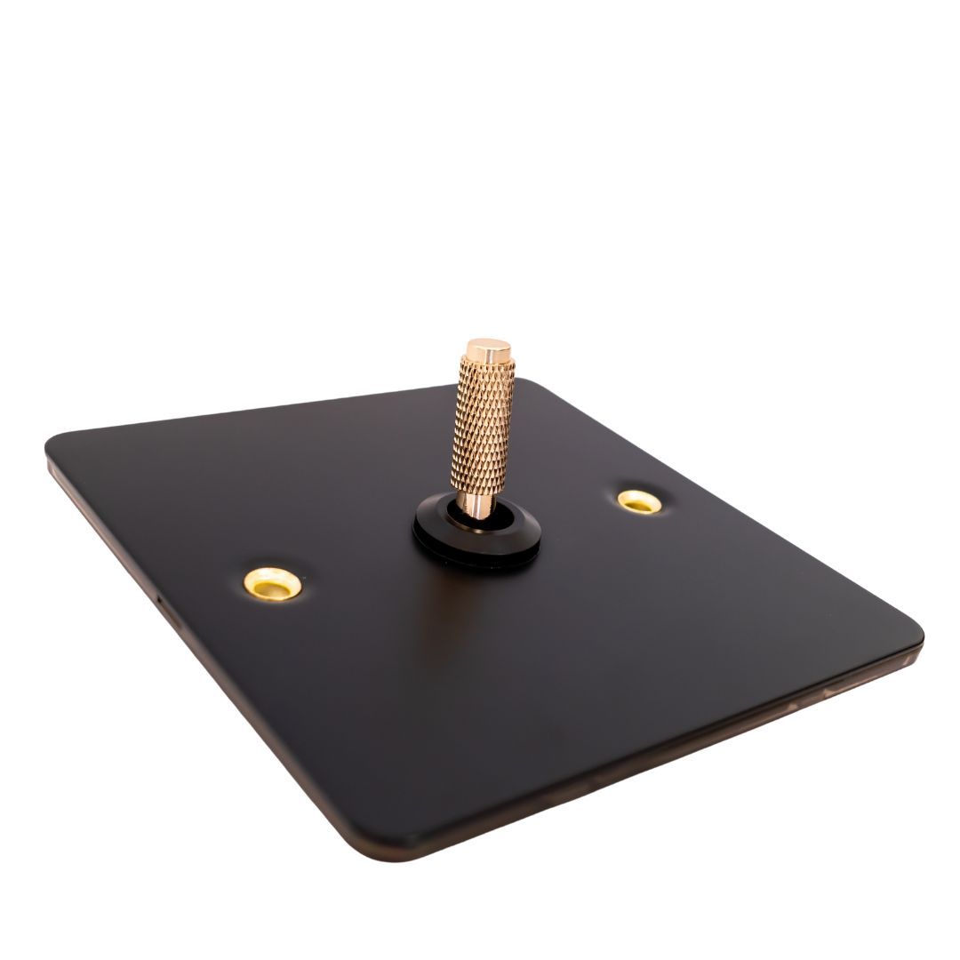 Modern Light Switch with Toggle Lever - 1 Switch Black and Gold | Shop ...