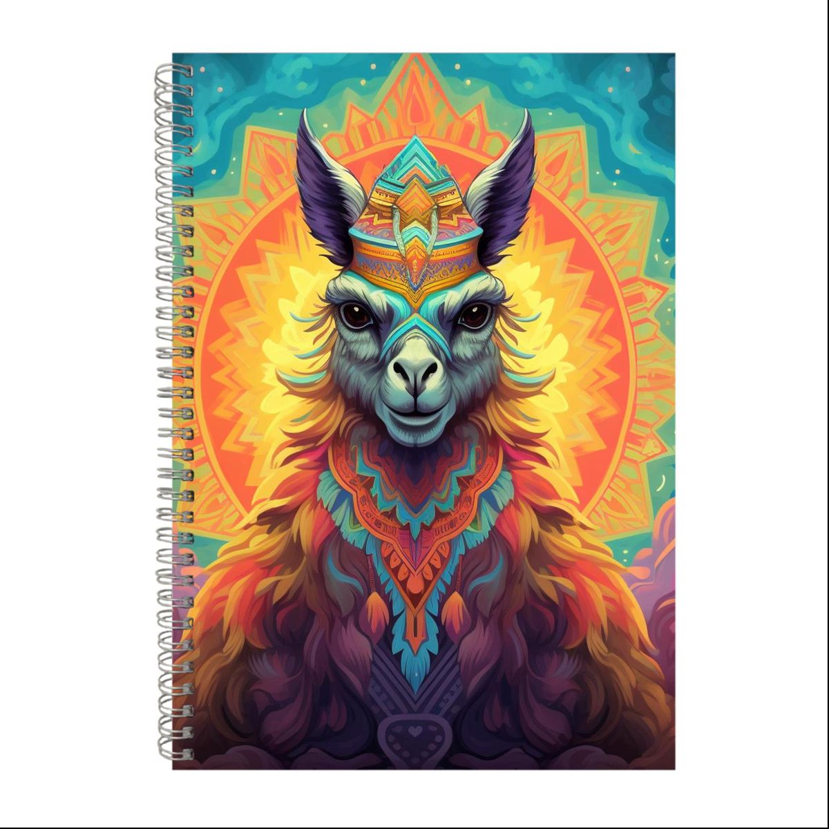 Psychedelic Llama 2 Gift Idea A4 Notepad 249 | Shop Today. Get it ...