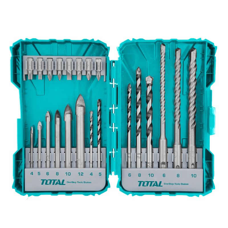 TOTAL 22 Piece Drill Bits And Screwdriver Bits Set | Shop Today. Get it ...