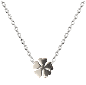 5Leaf Clover Steel Pendant on a +-41 to +-45cm Extendable Necklace ...