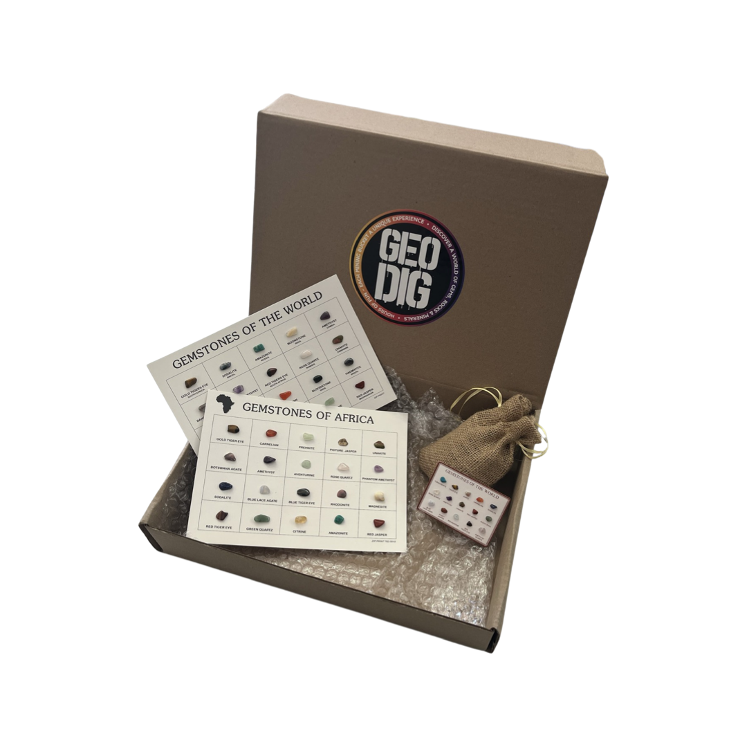 GEODIG Gemstones and Identification Chart Box | Shop Today. Get it ...