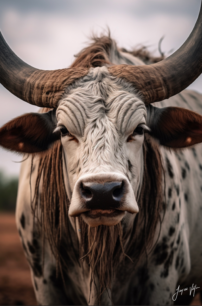 Exclusive Wall Art Canvas Design The Hyperrealistic Nguni A0 Shop