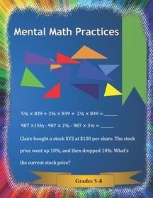 Mental Math Practices: Grades 5-8 | Shop Today. Get it Tomorrow ...