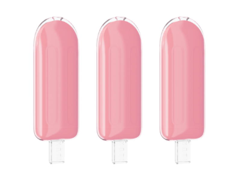 Moti Pop-Disposable Vape Device-1200 Puffs-Nic 5%-Strawberry Ice Cream ...