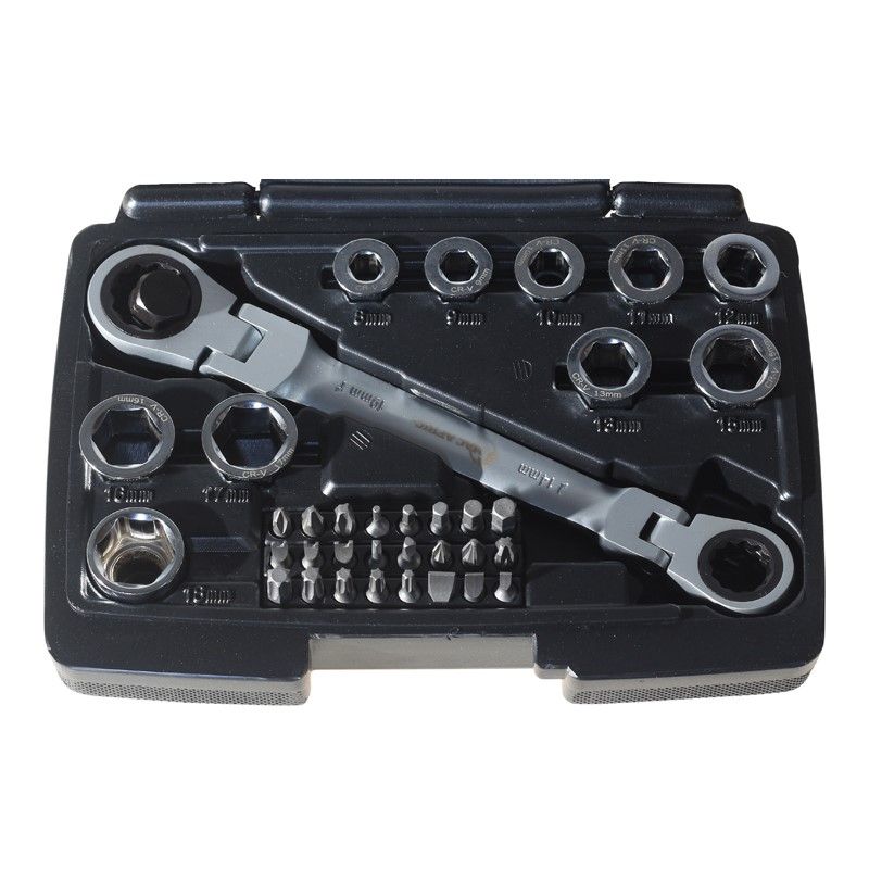 36 Piece Universal Socket Set With Reversible Ratchet | Shop Today. Get ...