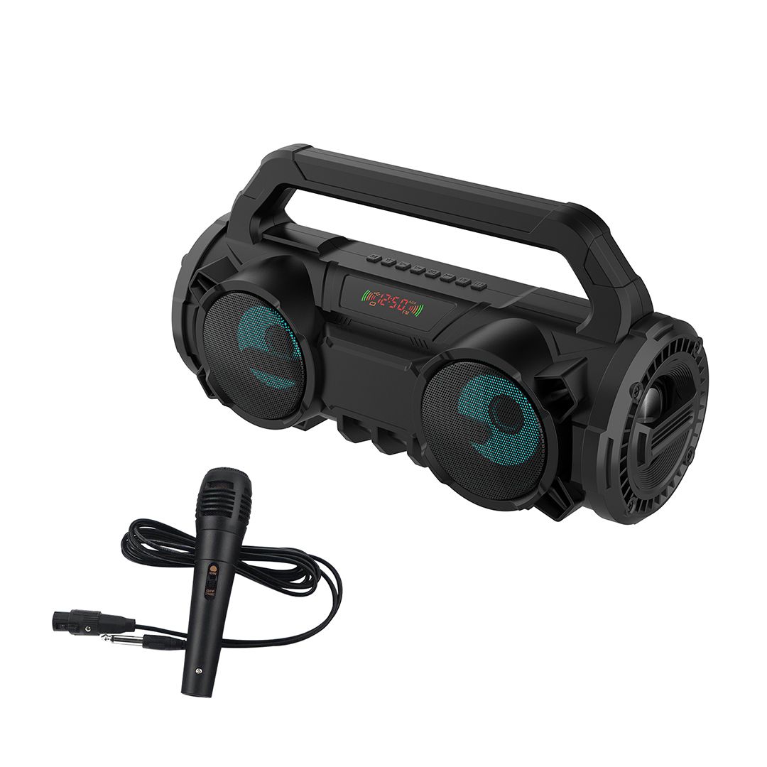 Karaoke Speaker & Microphone Cordless Loud Speaker for Home/Outdoor Use ...