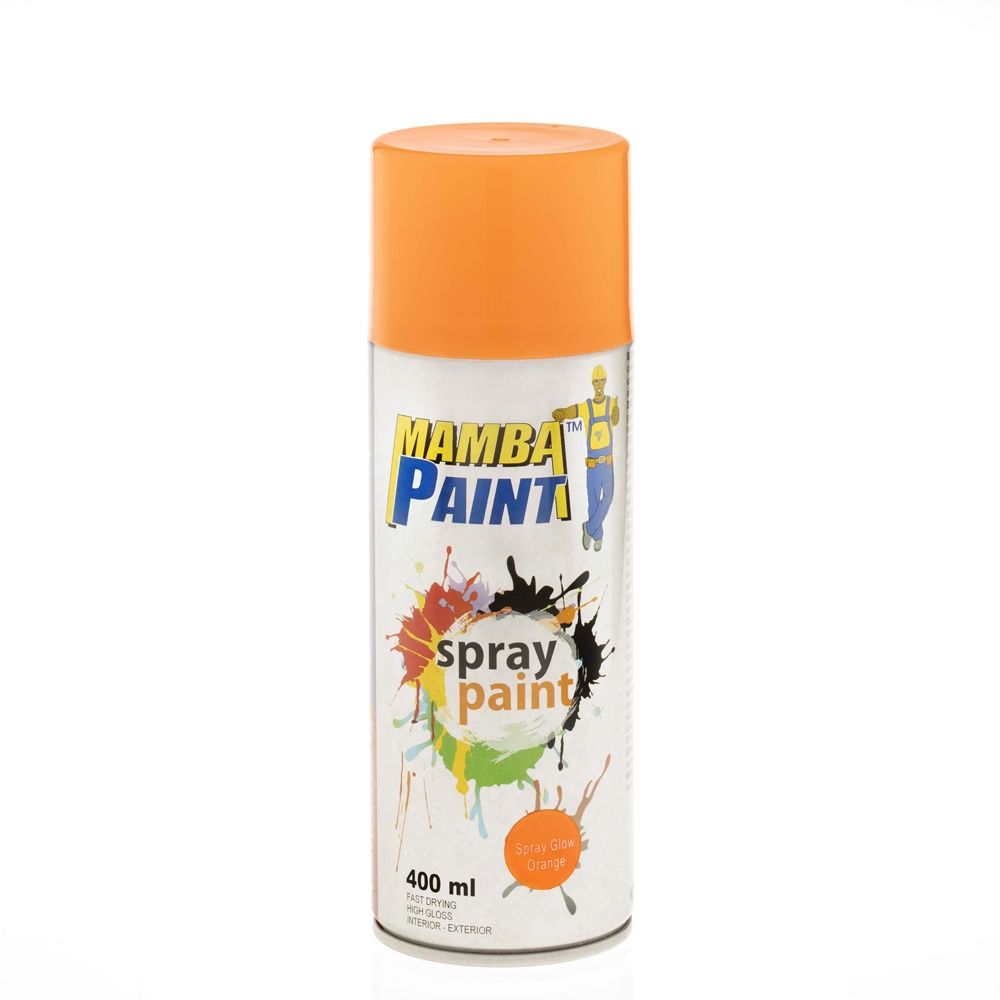 BLACK MAMBA Spray Paint 400ml - Fluorescent Orange | Shop Today. Get it ...