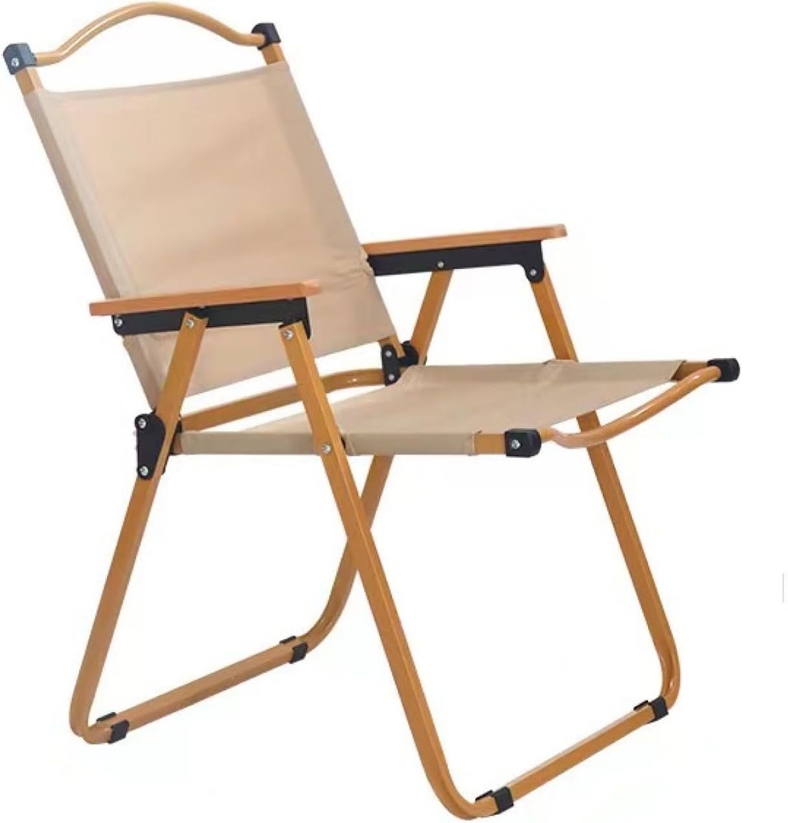 Portable Garden Folding Camping Indoor/Outdoor Wooden Armrest Chair ...