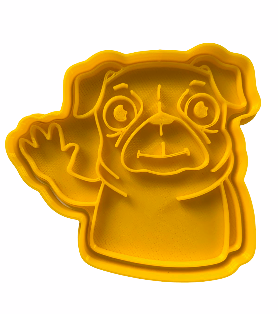 Hubbe Cookie Cutter - Waving Pug | Shop Today. Get it Tomorrow ...