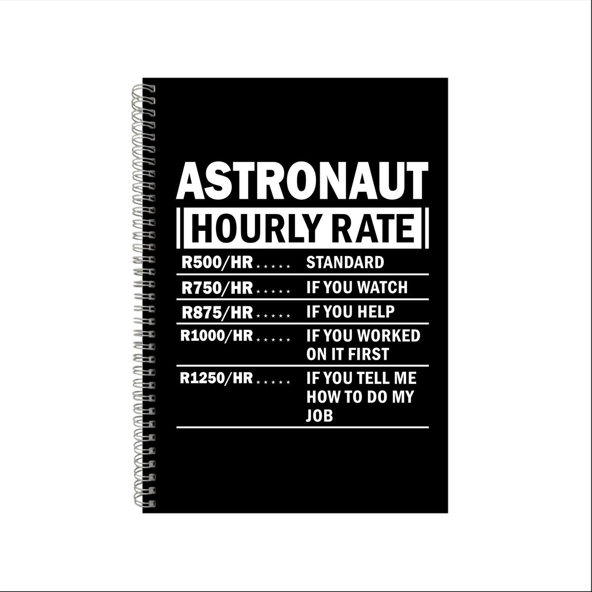 Astronaut Notebook, Space Gift Idea A4 Notepad 06 | Shop Today. Get it ...