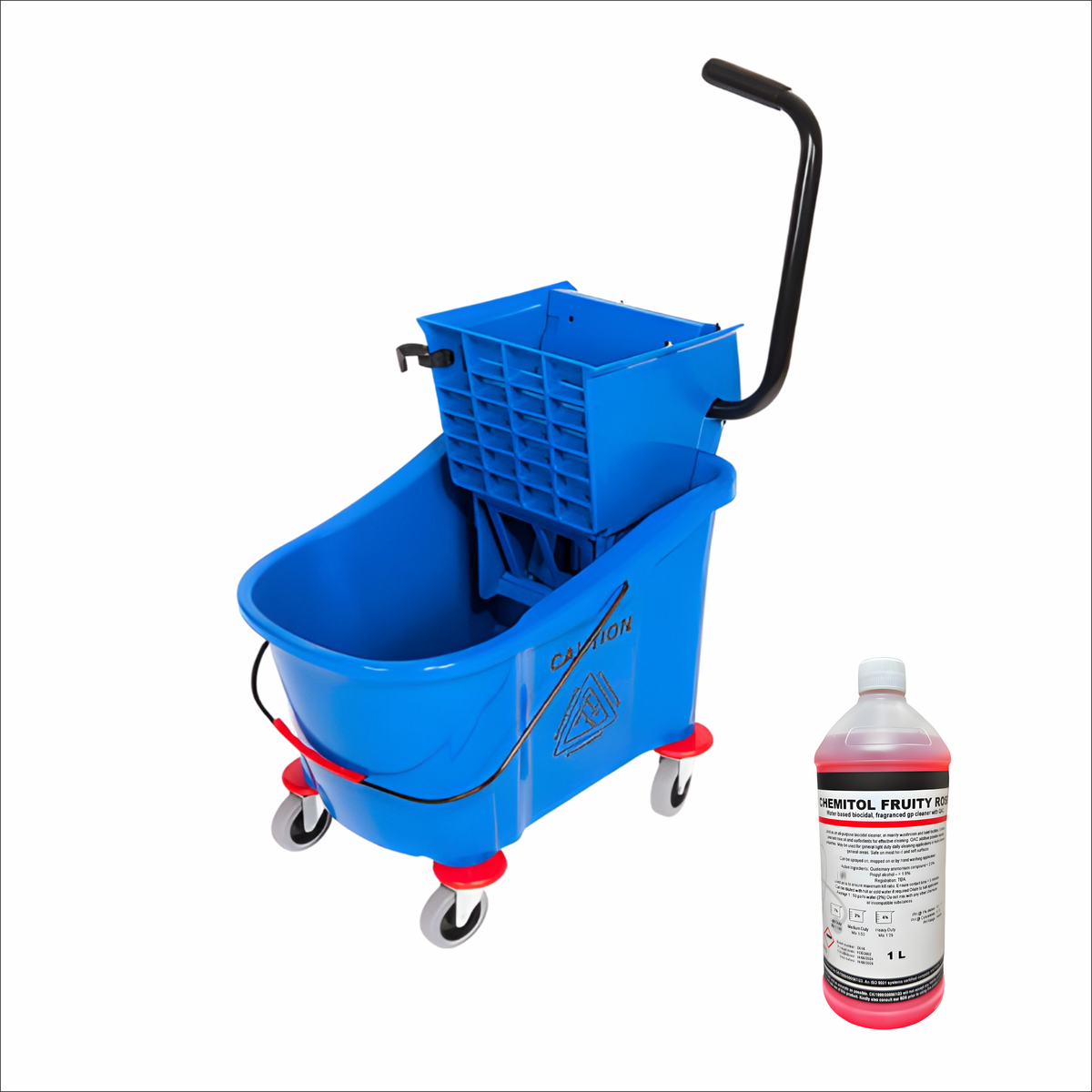 Bucket & Wringer 36lt With 1lt Chemitol Floor Cleaner (450 Mop Max ...