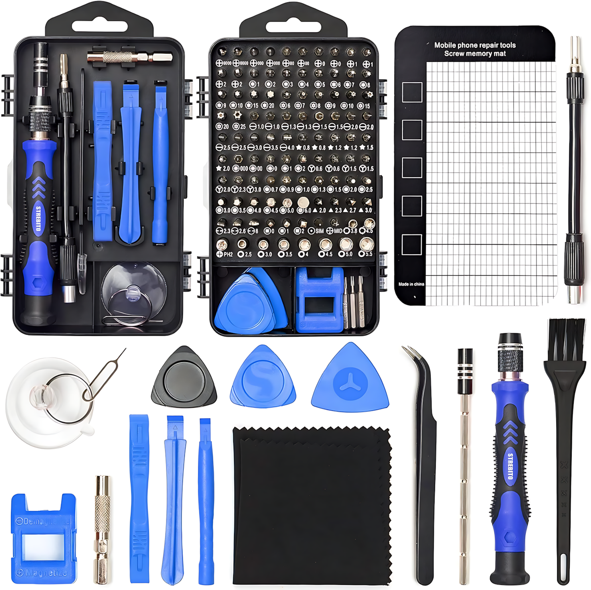 115 Piece Professional Precision Repair Screwdriver Set with Magnetic ...