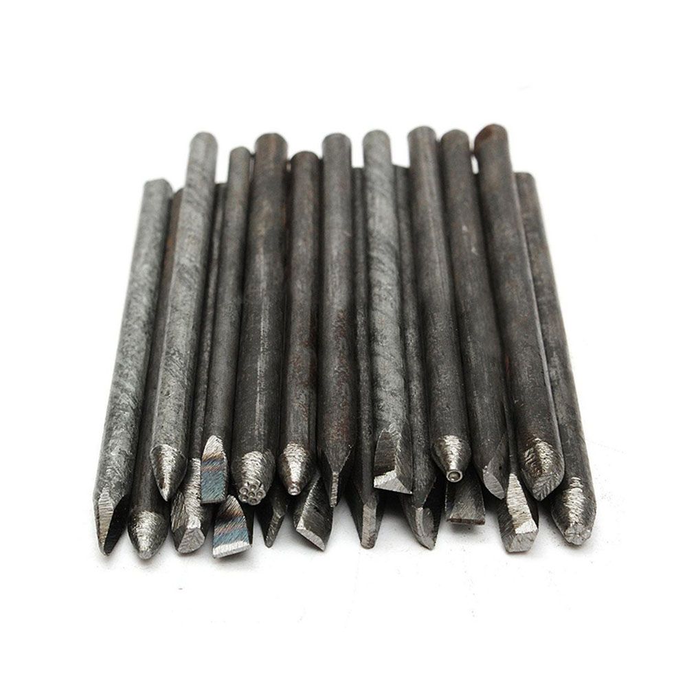 20 Piece Steel Punches Flower Punch Stamp Set Jewelry Metal Stamping ...