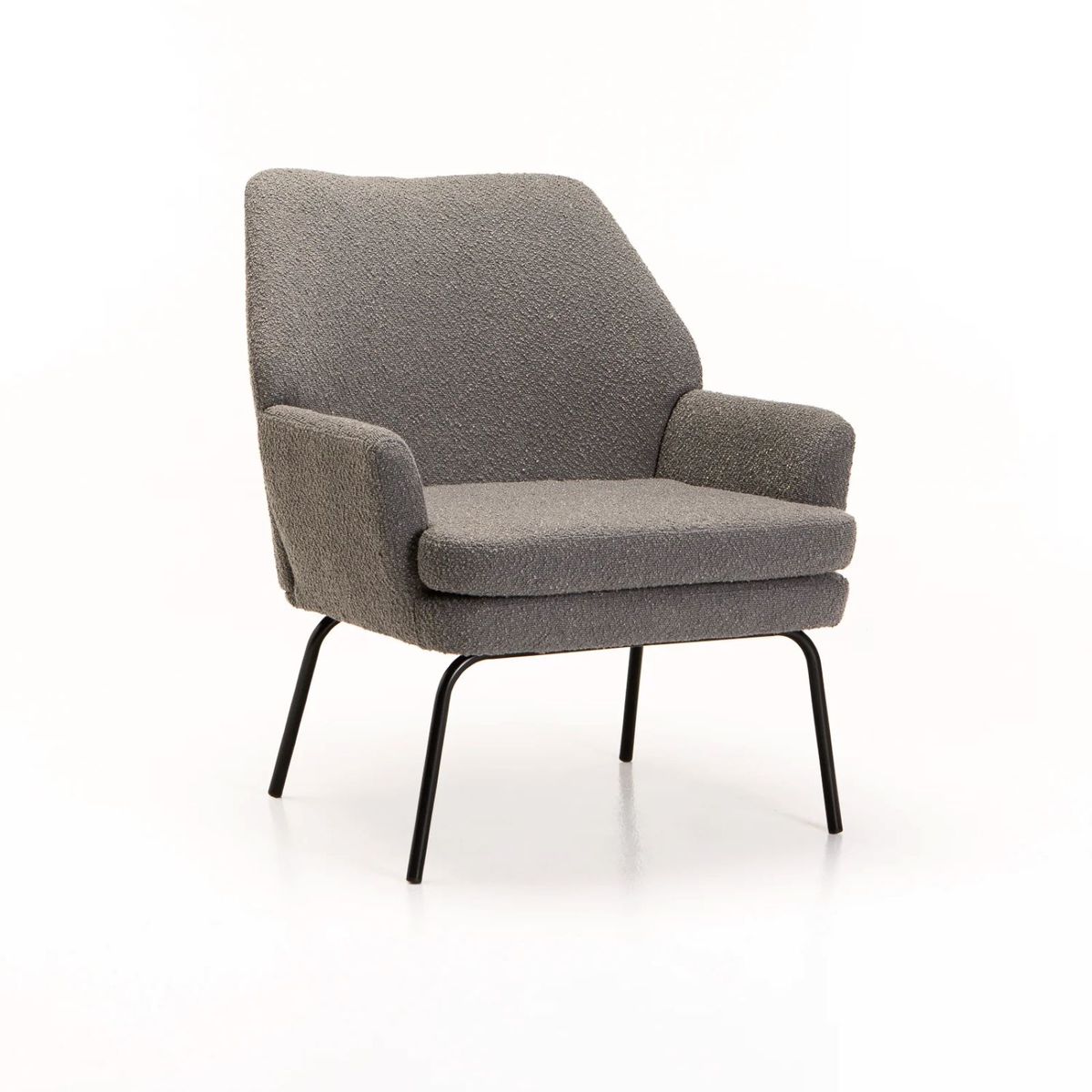 Jett Boucle Fabric Chair-Grey | Shop Today. Get it Tomorrow! | takealot.com