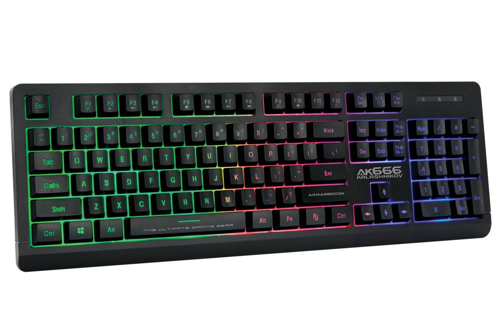 Armaggeddon AK-666 Kalashnikov Membrane Gaming Keyboard | Shop Today ...