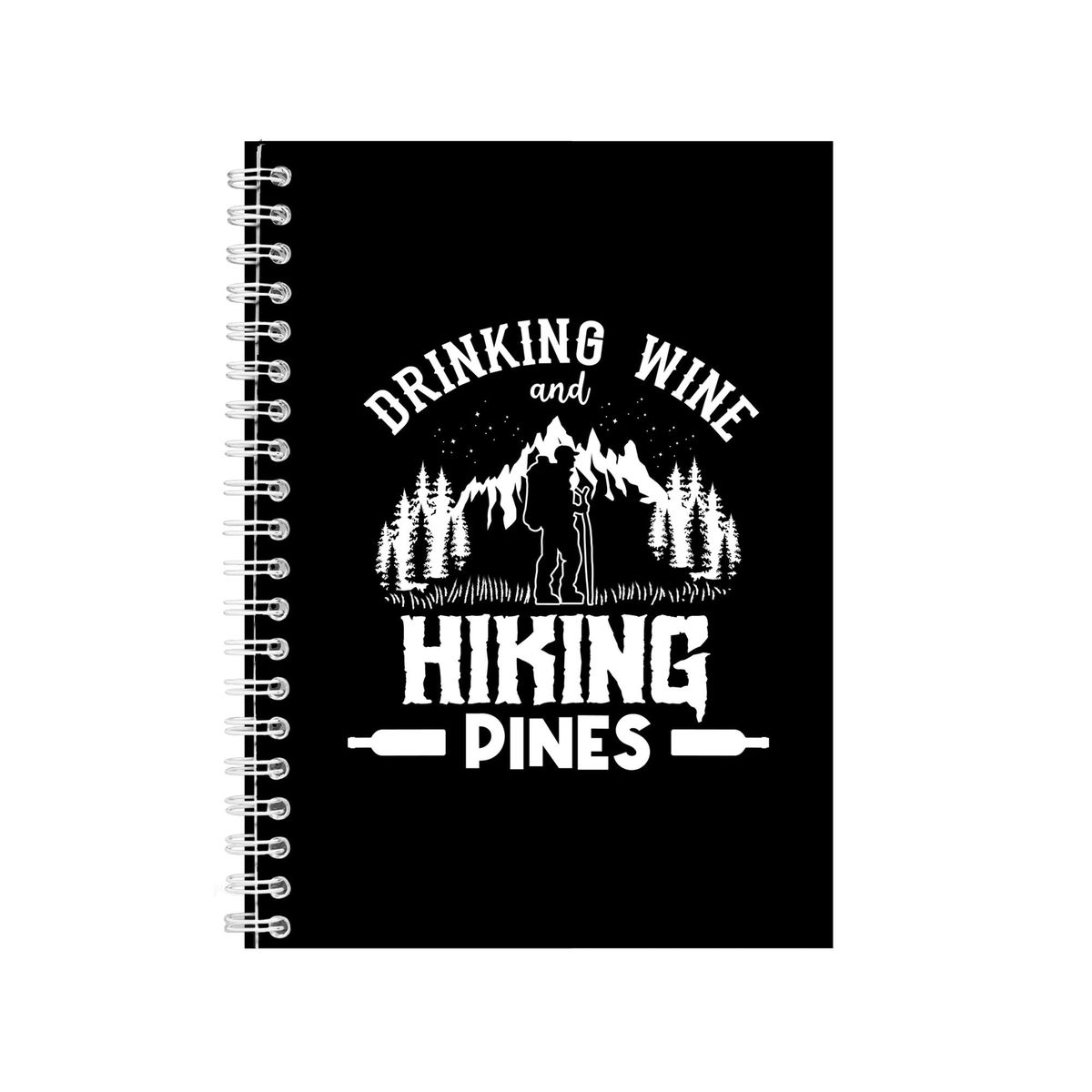 Hiking Pines Notebook Adventure Gift Idea A5 Notepad 124 | Shop Today ...