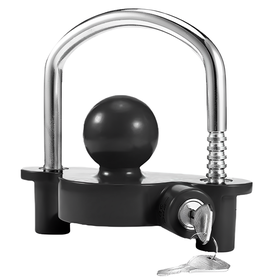 Automotive Trailer Hitch Lock Universal Ball Tow Coupler Security Lock ...