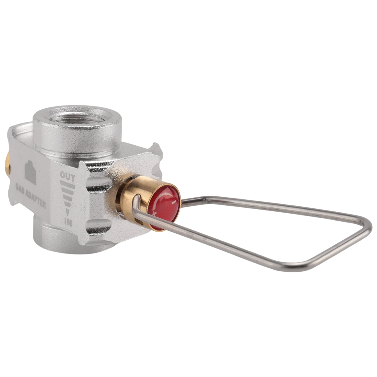 Camping Gas Saver Plus Gas Converter Shifter Refill Flat Tank Silver ...