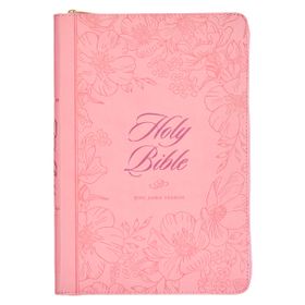 KJV Thinline Large Print Bible, Pink | Shop Today. Get it Tomorrow ...